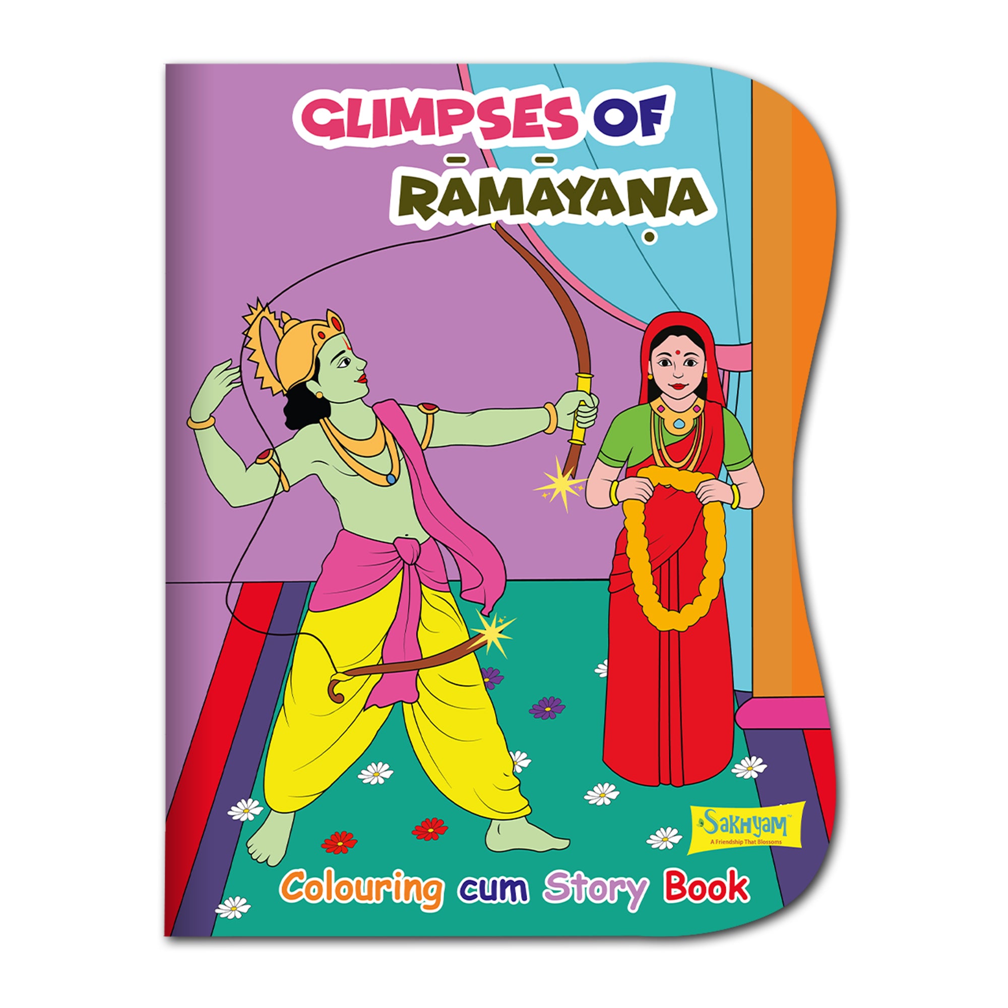Glimpses of Ramayan Colouring cum Story Book – Sakhyam